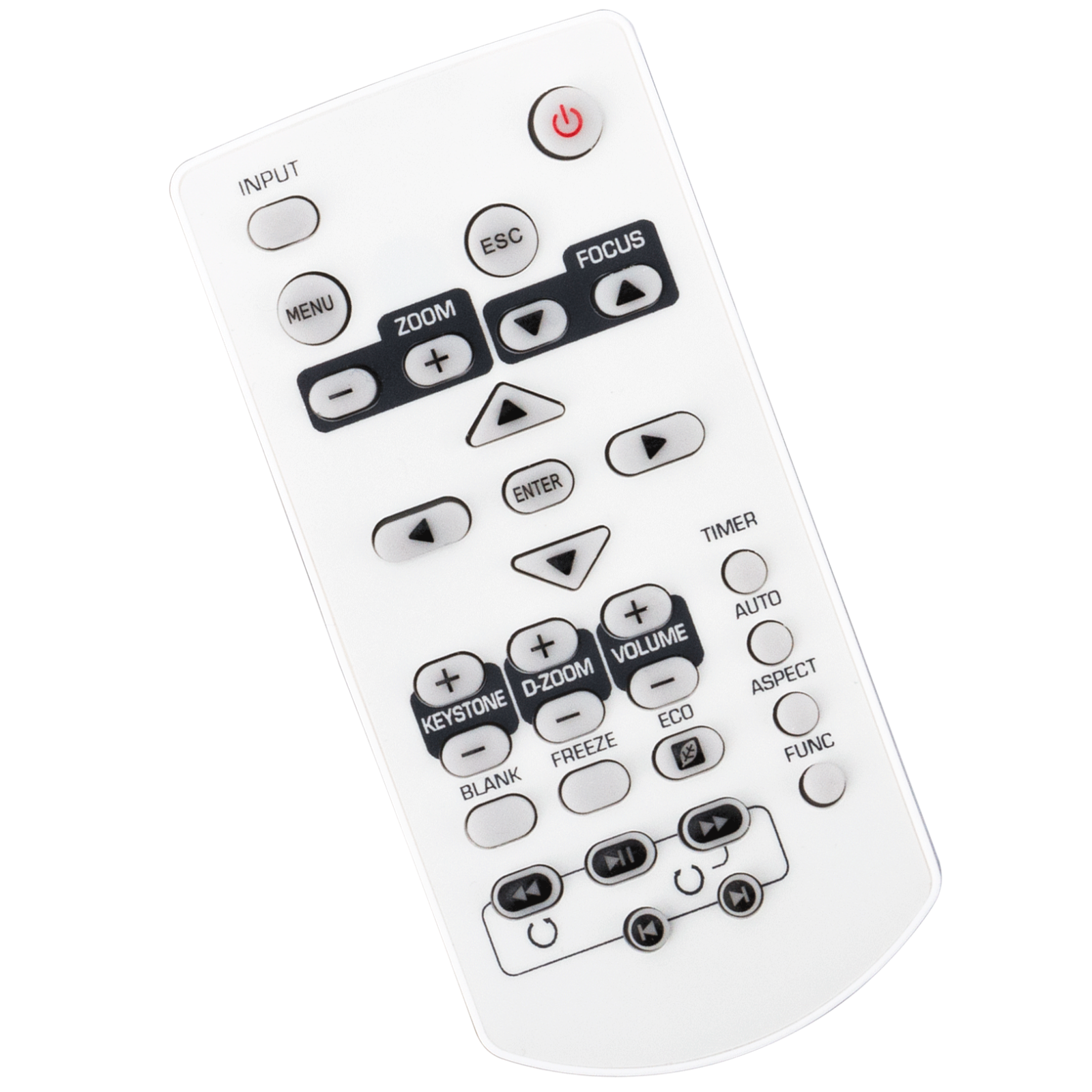 YT-130 Replace Remote Control for Casio Data Projector XJ-A142 XJ-A242 ...