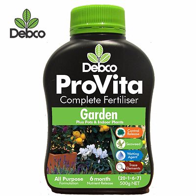 6 Pack Debco ProVita Complete Fertiliser for Garden Pots and Indoor ...