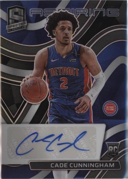 2021-22 Panini Spectra - Aspiring Autographs Cade Cunningham #AA-CCM ...
