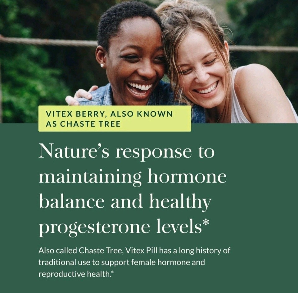 Gaia Herbs Women Vitex Berry Hormone Balance Fertility 60 Liquid Phyto ...