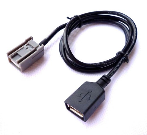 AUX USB Cable Adapter for Honda Civic Jazz CR-V Accord CR-Z Odyssey USB ...