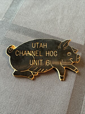 Utah Channel Hog Unit 6 Pin Pig Vintage (Lot Of 1 Pin) | eBay