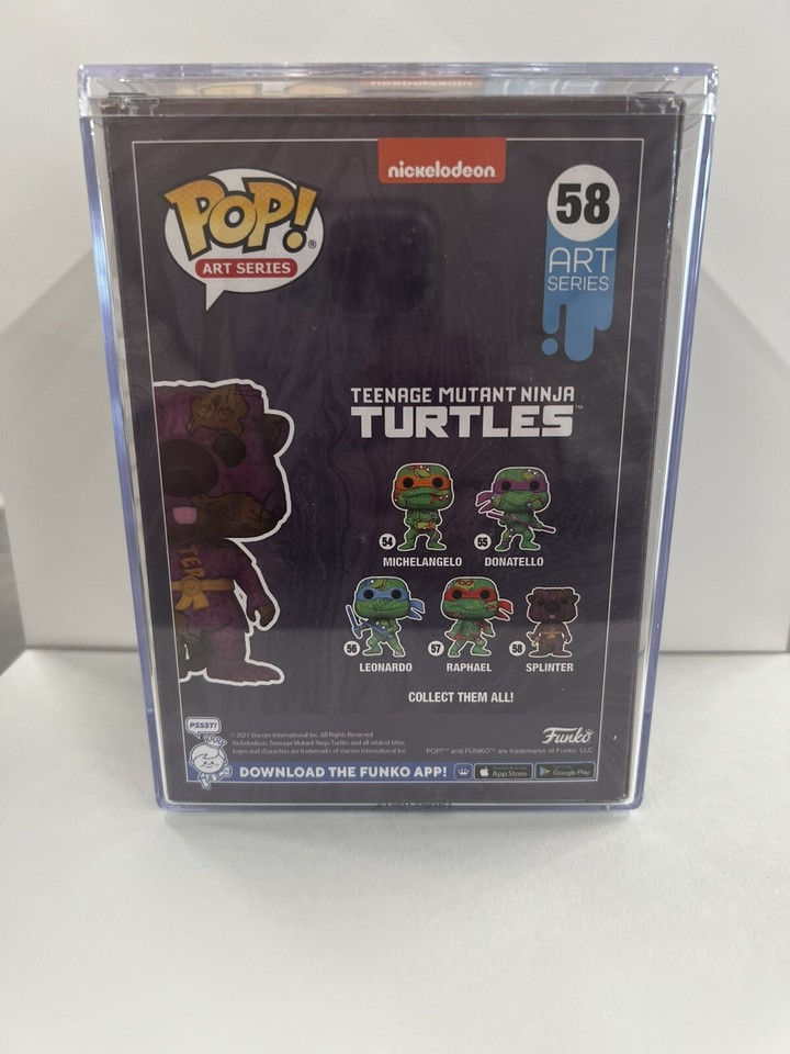Funko POP! Art Series: TMNT #58 - Splinter (Target Exclusive) (w/ POP ...