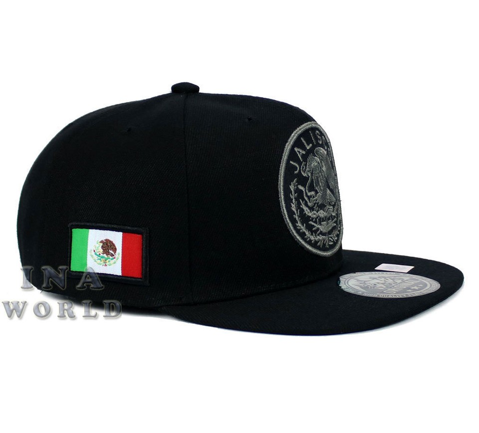 MEXICAN Hat MEXICO Federal Logo State Embroidery Snapback Flat Bill ...