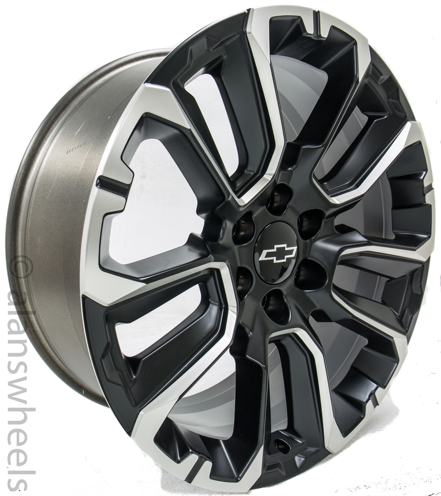 4 New Chevy Silverado Suburban Tahoe OEM Satin Machined 22" Wheels Rims ...