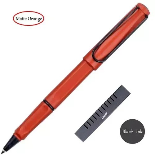 LAMY Safari Special Edition Series Matte Orange Color +0.7mm Black Ink ...