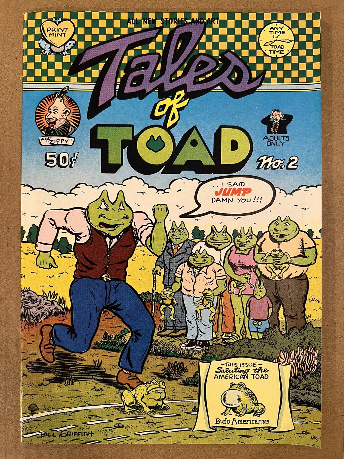 Tales of Toad No.2 | VF/NM 1st App Zippy The Pinhead Bill Griffith ...