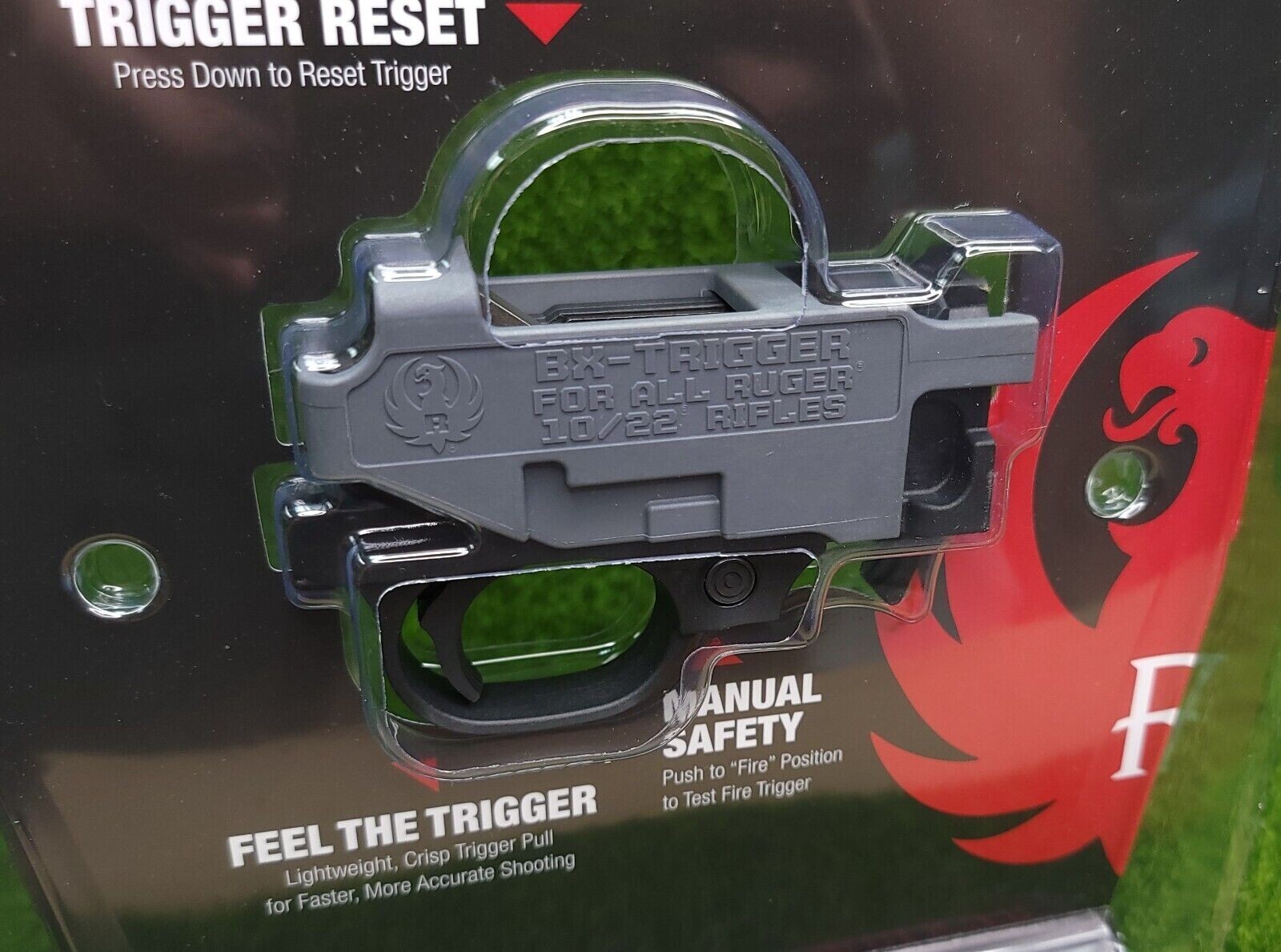 Trigger Reset Ruger BX-Trigger Black 10/22 Rifle 22 Charger .22 Drop-In ...