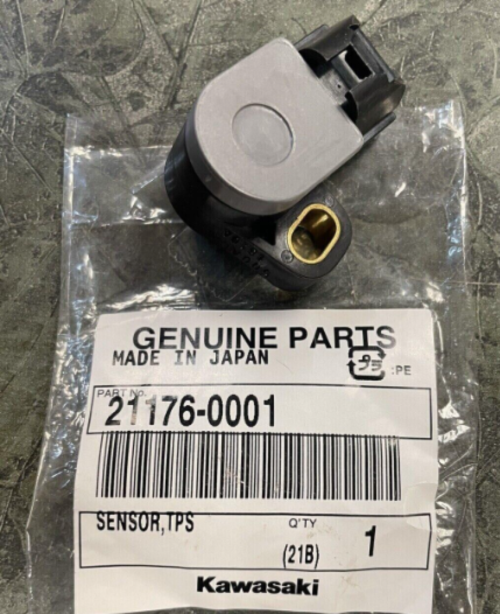 KAWASAKI Genuine KX250F KFX450R TPS Throttle Position Sensor 21176-0001 ...