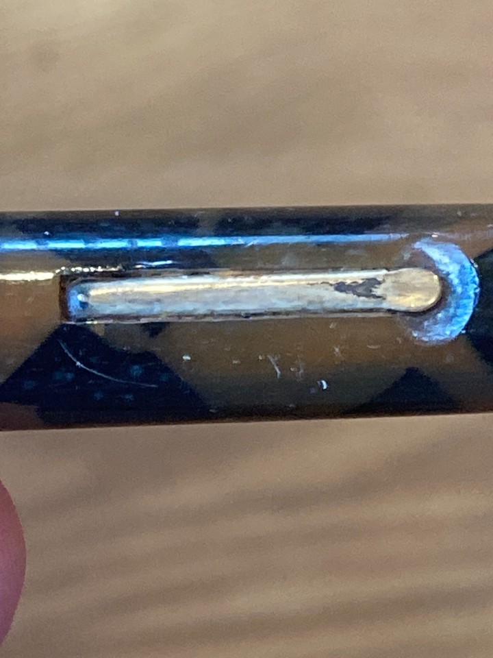 Vtg Pick Pen Fountain Pen w Orig Pick 14K Nib Unrestored 5 3/8" Good ...