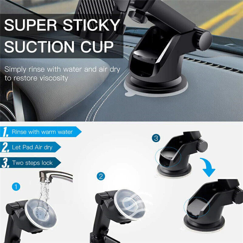 360° Universal Mount Holder Car Stand Windshield For Mobile Cell Phone ...