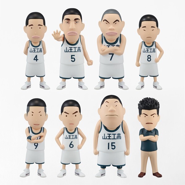 The First Slam Dunk Figure Collection Sannoh Team Complete Set Bandai ...