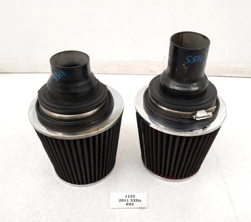 FOR BMW E90 E92 E93 N54 Dual Cone Air Intake Filter Spectre Pair SET ...