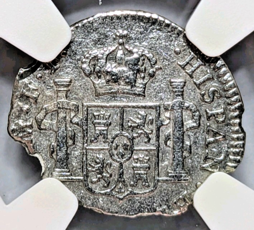 EL CAZADOR Shipwreck NGC (1772-83) Mexico 1/2 Real Sea Salvaged Sunken ...
