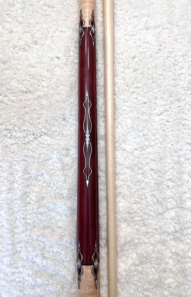 Joss Custom Pool Cue 1 of 2 Made (Curly Maple & Purple Heart) FREE HARD ...