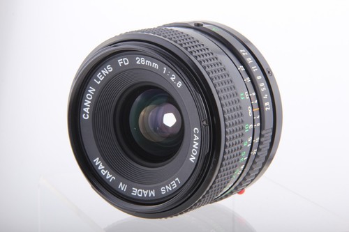 Canon FD 28mm f/2.8 Canon FD Mount Canon 28mm Wide Angle Fast FD Prime ...