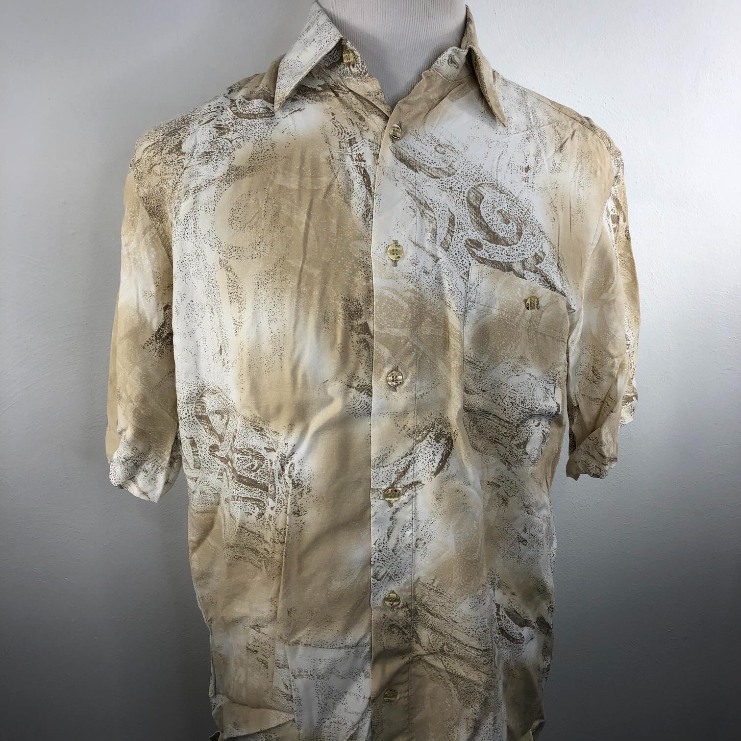 Georg Roth of Germany M 39 40 Men's Short Sleeve Button Front Casual ...