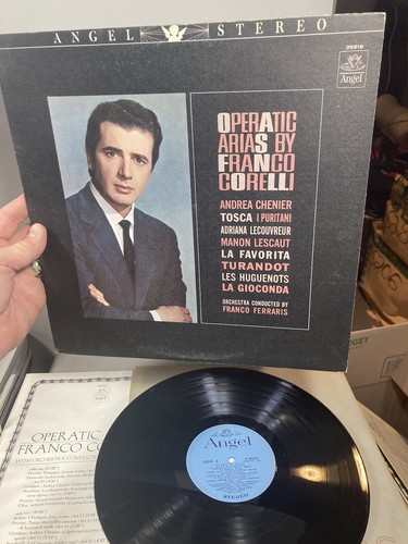 Operatic Arias By Franco Corelli Vinyl Record Angel | eBay