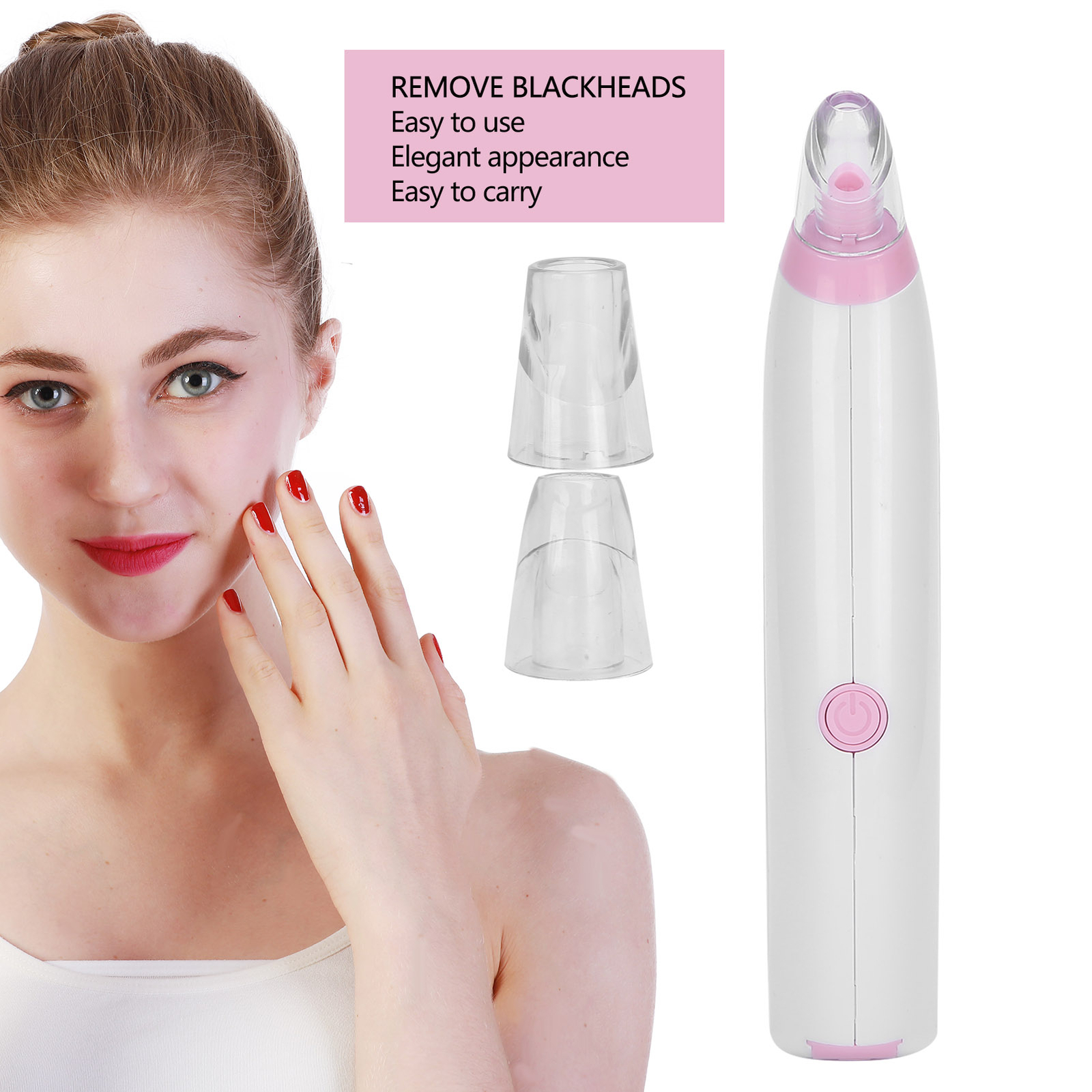 Electric Blackhead Removal Machine Vacuum Suction Face Pore Cleaner ...