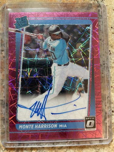 2021 Donruss Optic Monte Harrison Prizm Rookie Auto!🔥 HOT! 49/75 ...