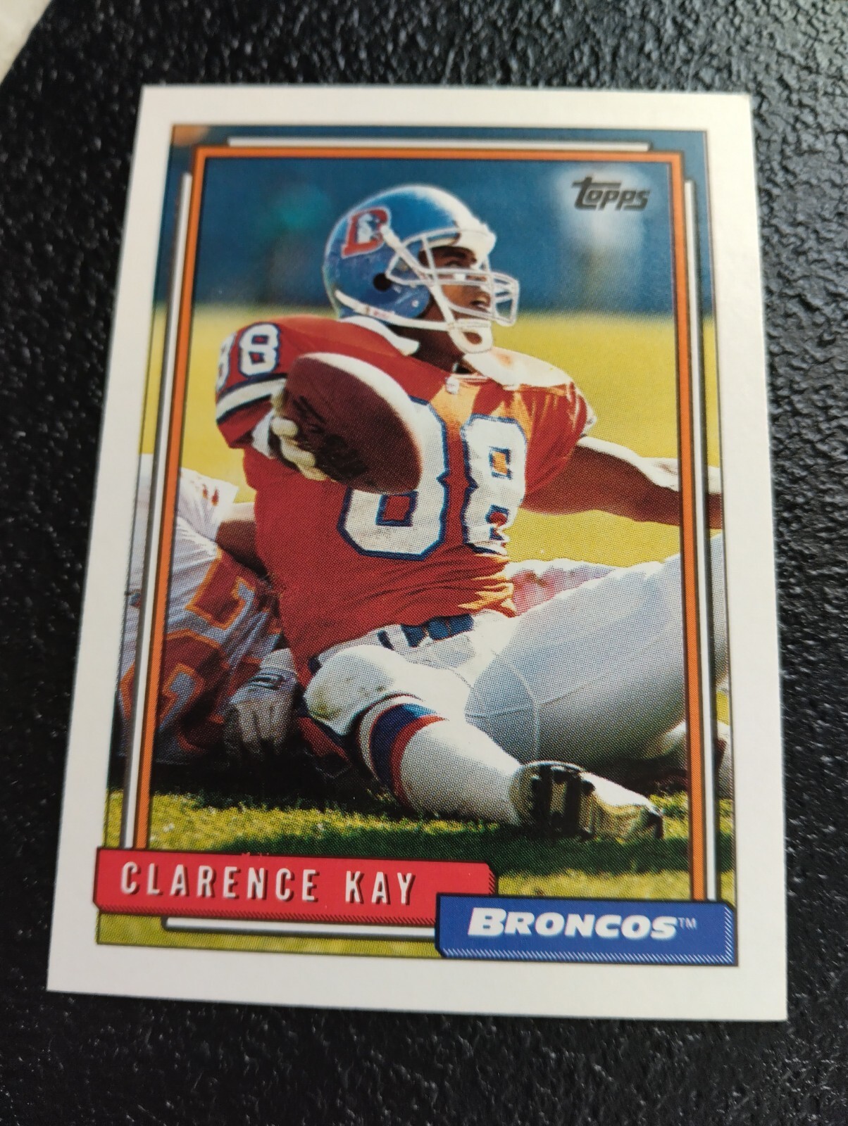 Clarence Kay Denver Broncos Tight End Topps NFL 1992 Card #247 | eBay
