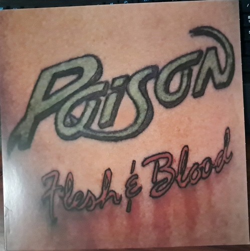 Poison 'Flesh & Blood' Clear Colored Vinyl LP Record | eBay