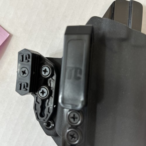 Tier 1 Concealed Axis Slim Appendix IWB R/H Kydex Holster ~ Glock 43X w ...