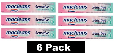 6 x MACLEANS 100g TOOTHPASTE SENSITIVE FRESH MINT 100% Brand New | eBay