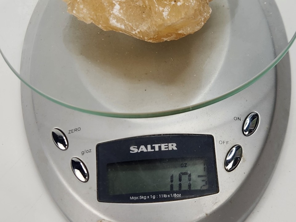 Golden Honey Orange Calcite - Natural Raw Crystal - 296 g - Citrus Co ...