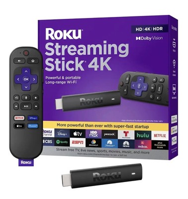Roku Stick HD 4K HDR Streaming Device with Roku Voice Remote. | eBay