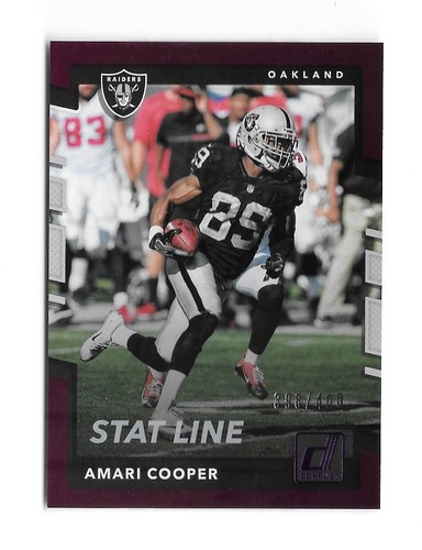 2017 Panini Donruss - Amari Cooper #152 Season Stat Line /400 for sale ...