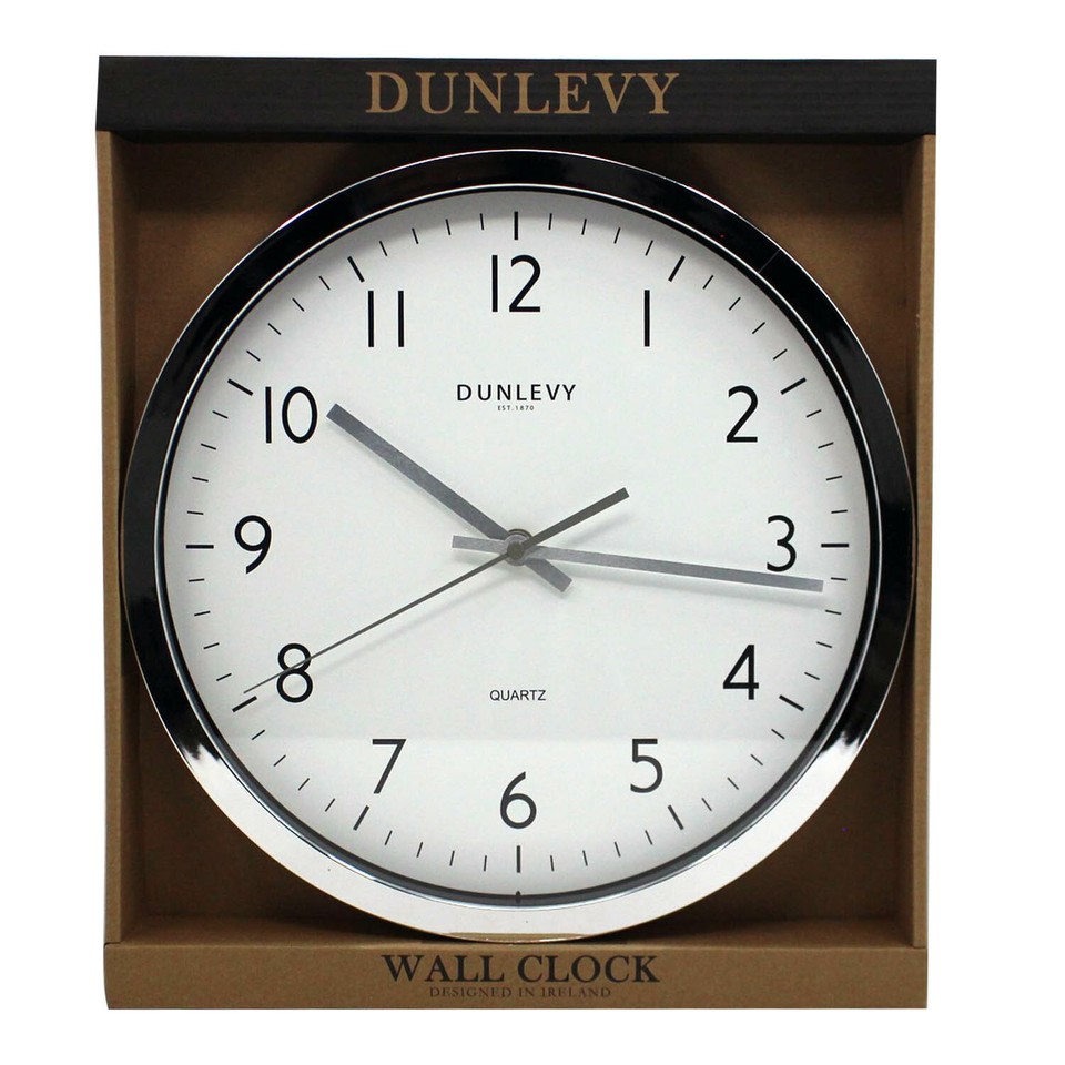 Round Retro Wall Clock Indoor Home Bedroom Display Time Analogue Clocks ...