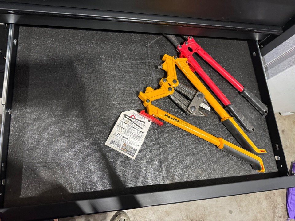 snap on tool box 54 inches stainless steal top. On wheels. | eBay