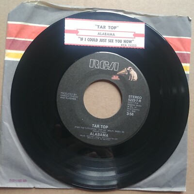 ALABAMA Tar Top/If I Could Just See You Now 45 7" COUNTRY Vinyl Record ...