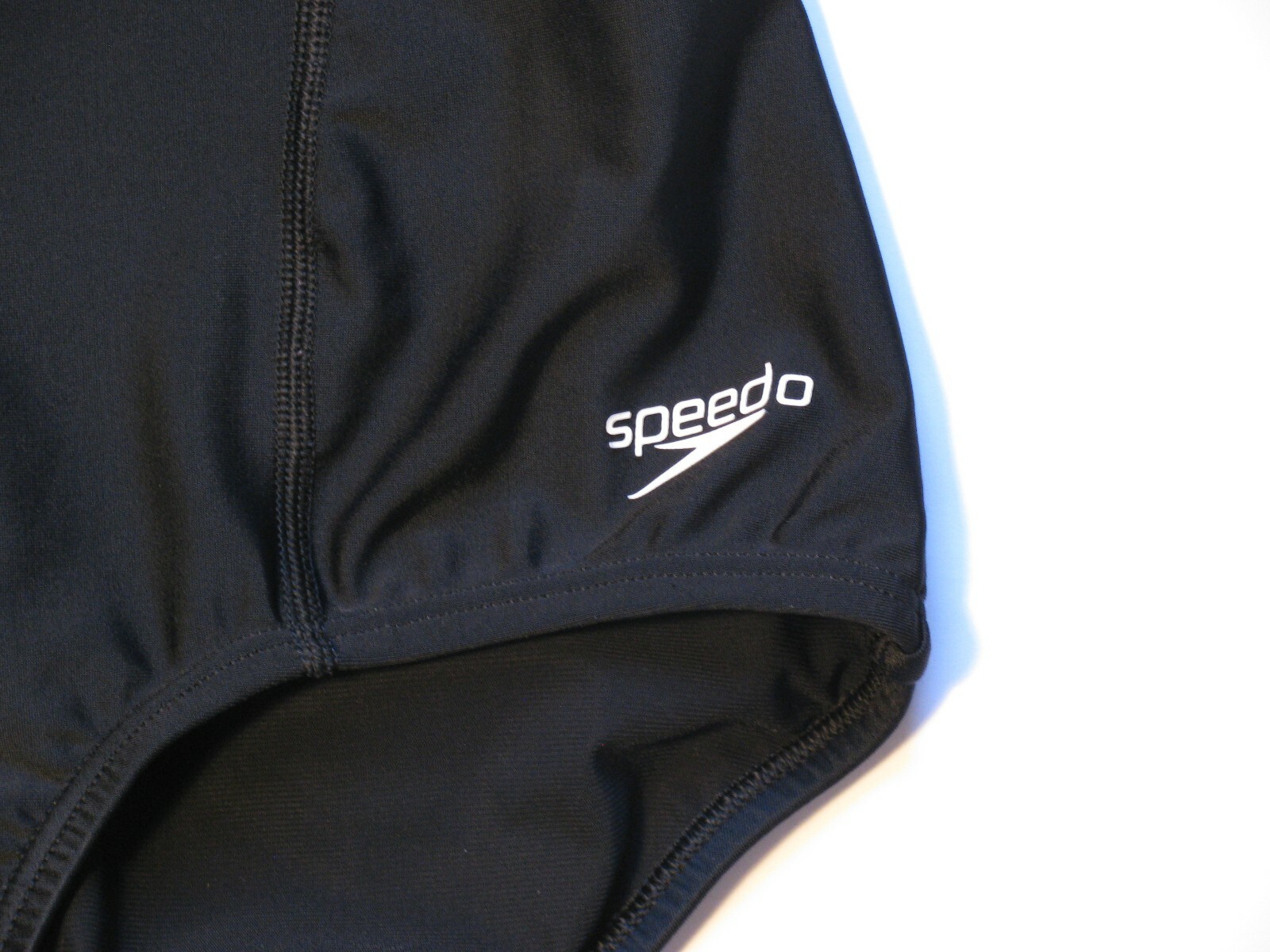 Speedo Conservative Ultraback Princess Seam Performance Black Swimsuit ...