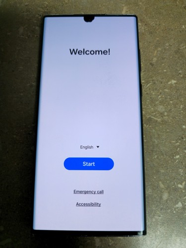 Samsung Galaxy S22 Ultra 128GB Black Unlocked, DAMAGED LCD BLEED ...