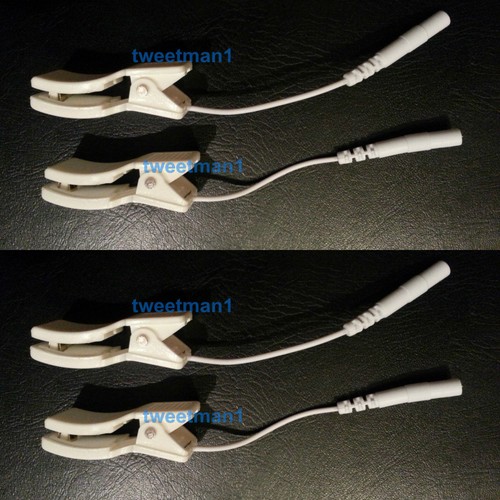 4 Ear Clip Electrodes for TENS 3000 TENS 7000 Digital Massagers ...