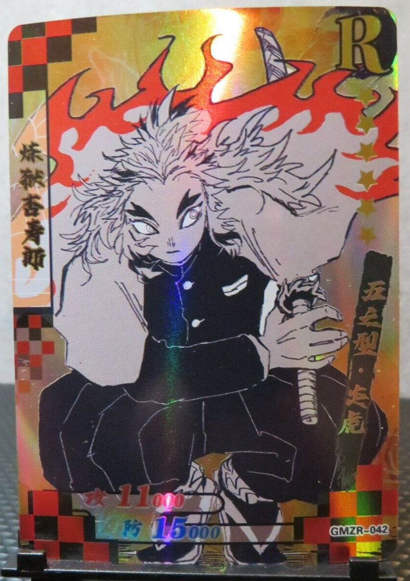 Kyojuro Rengoku Rare Holo Card Demon Slayer CCG NM Anime Manga Out of ...