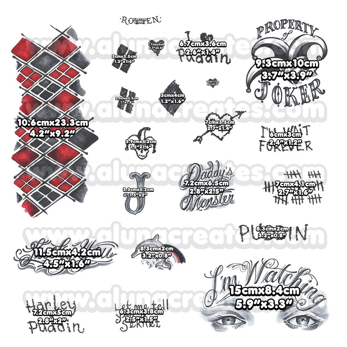 Harley Quinn Tribal Tattoo