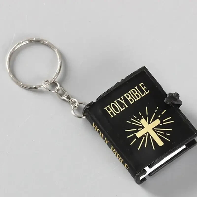 Mini Holy Bible Keyring and Virgin Mother Mary Holy Keychain UK STOCK ...