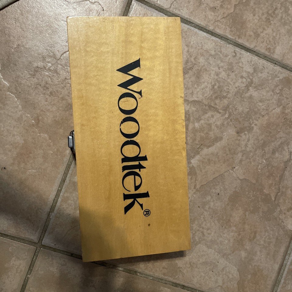 WOODTEK Wood Router Bit Set 15 Piece in Wood Box | eBay