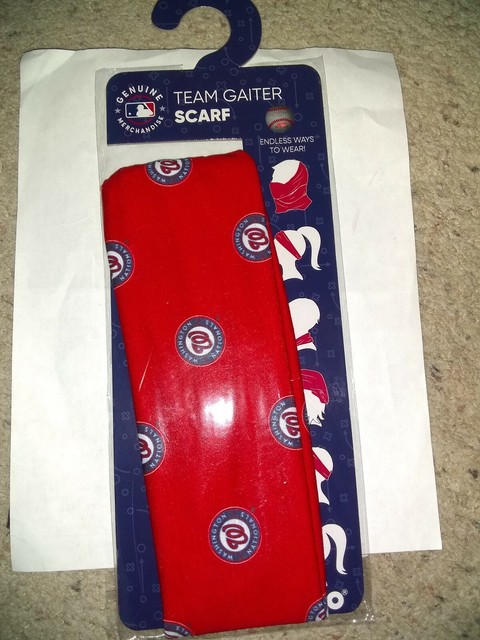 Washington Nationals MLB Neck GAITER Scarf Face Guard Mask Head ...