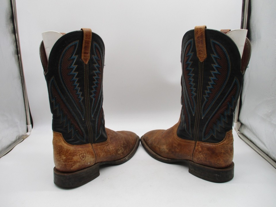 Ariat Quickdraw VentTEK Western Square Toe Boots Cowboy Men SZ 12 D Sty ...