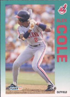 #108 Alex Cole - Cleveland Indians - 1992 Fleer Baseball | eBay