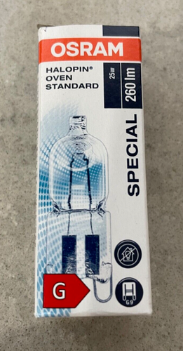 Siemens Oven HB58GU560A/45 25W Halogen Lamp Bulb Globe 230V G9 Made in ...