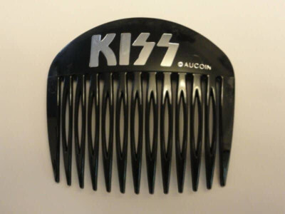 KISS 1980 AUSTRALIA KISS COMB LADY JANE BLACK WITH SILVER AUCOIN | eBay