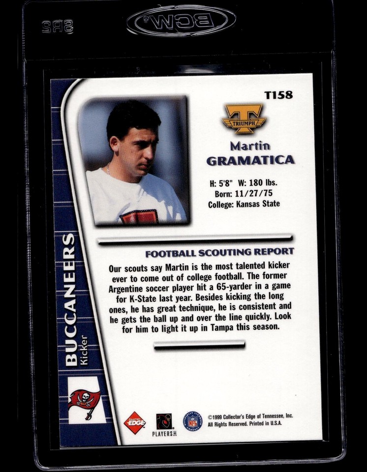 1999 Collector's Edge Triumph #T158 Martin Gramatica RC | eBay