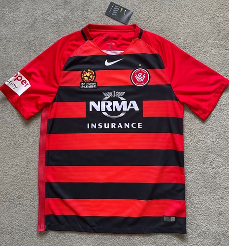 NEW WITH TAGS Nike Western Sydney Wanderers WSW 2016-17 Home Jersey Men ...