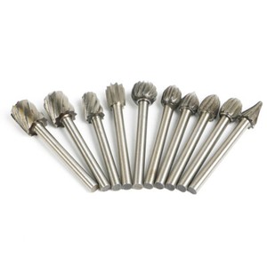 Steel Solid Carbide Burrs For Dremel Rotary Tool Bit Handwork ...
