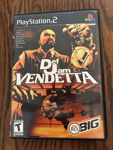 Def Jam Vendetta PS2 Video Game Playstation 2003 ES Sports Complete w ...